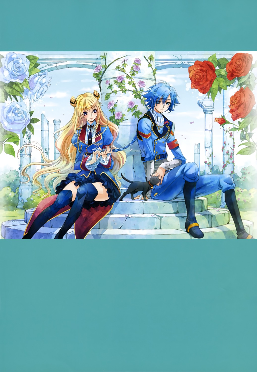 kimura takahiro ricca akito the exiled code geass hyuuga akito layla markale neko thighhighs ...